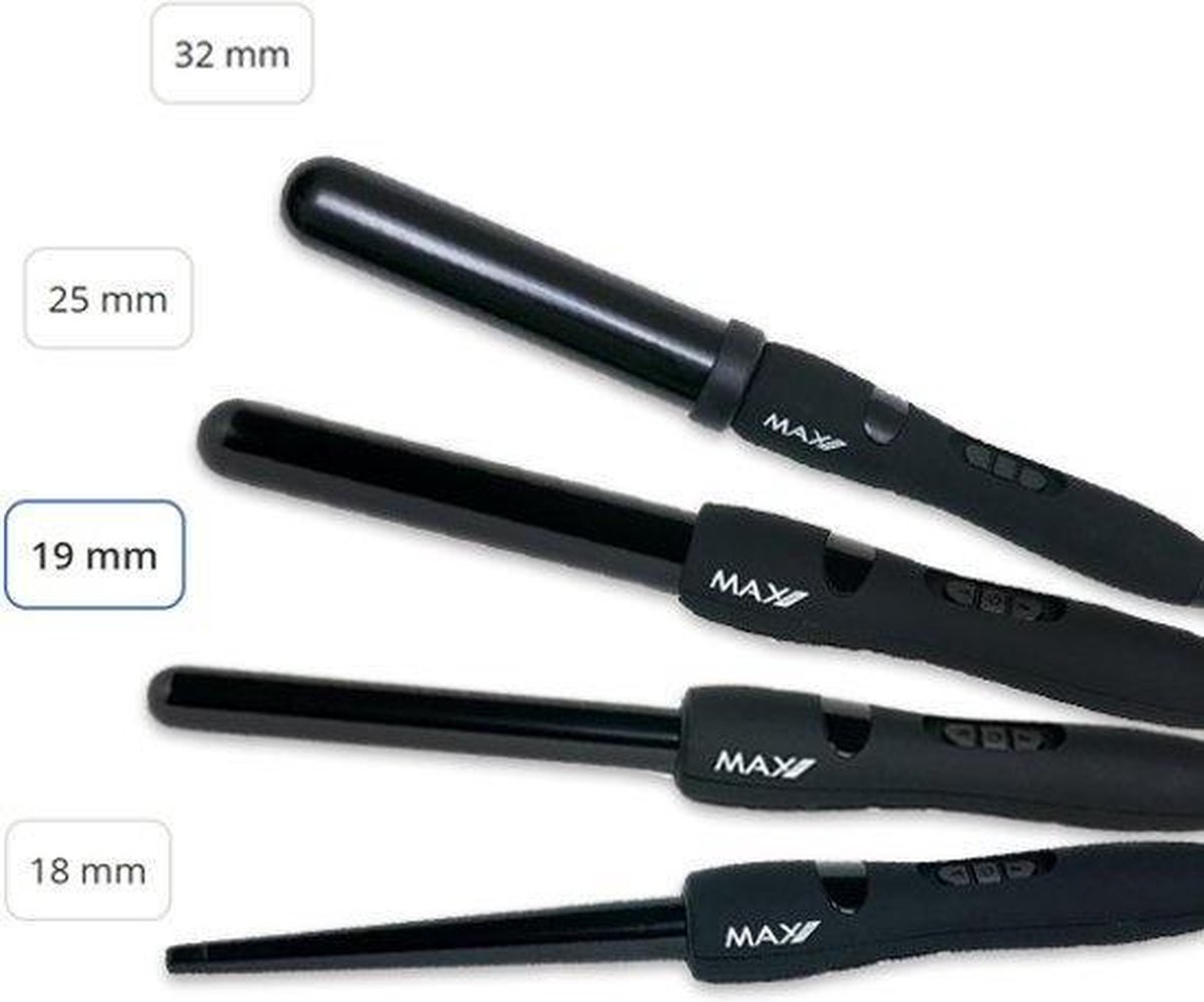 Max Pro Twist 19mm Krultang - Dutch Hairshop